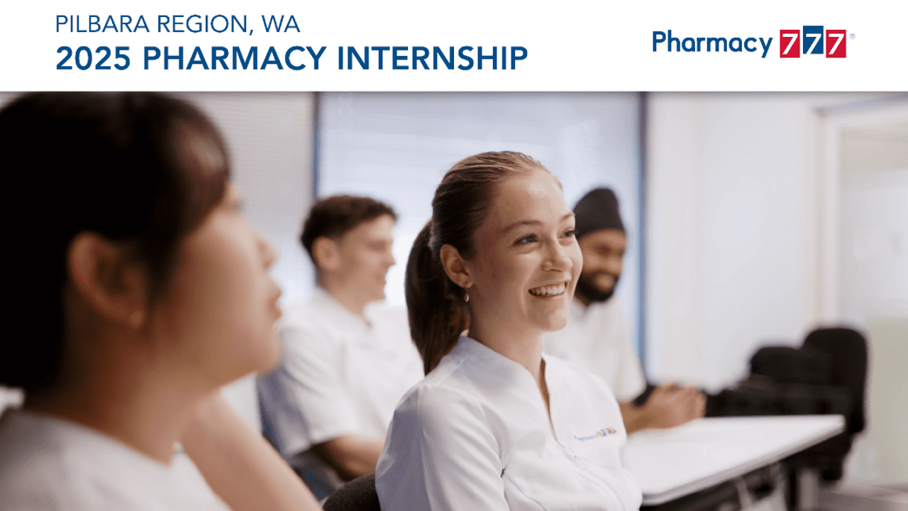 2025 Pharmacy Internship - Pilbara Region, with Pharmacy 777 - Pilbara, WA, Australia | UseVerb
